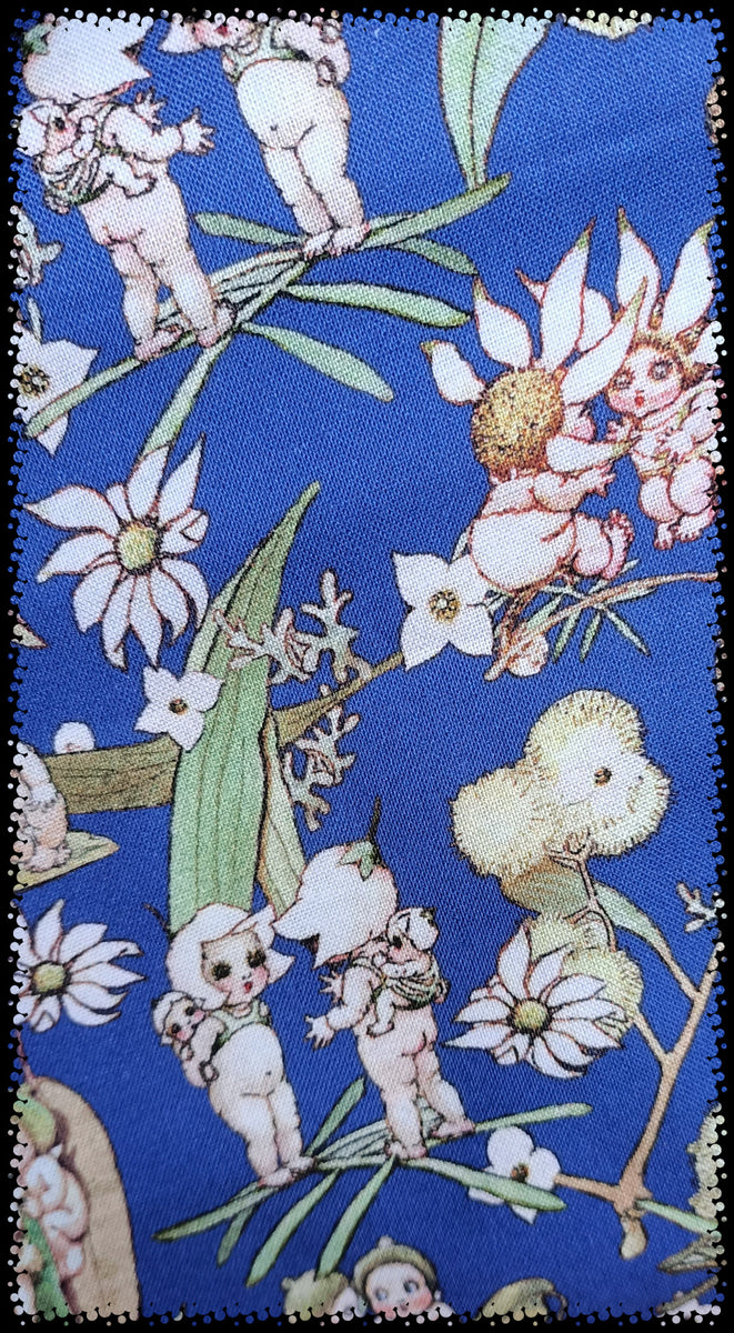 May Gibbs Gossiping gumnut Babies Blue – Skrubbers